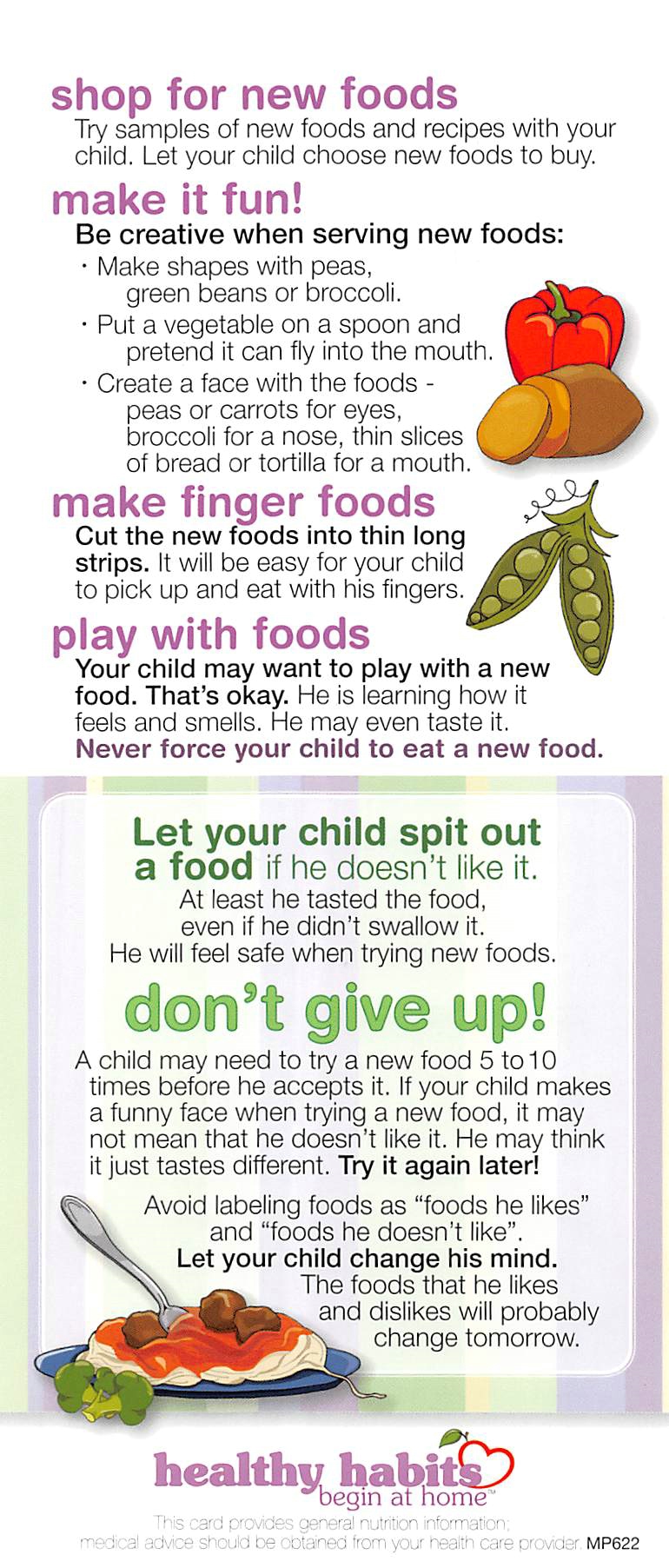 Helping Your Child Try New Foods – Community Resources, Inc.